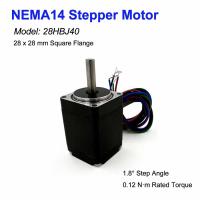 Quality 28HBJ40 Hybrid Stepper Motor NEMA11 35mm Stepper Motor High Torque for sale