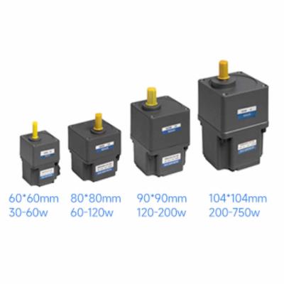 China 90 Gear Reduction DC Motor 8 Poles 3 Phase With 90mm Square Flange / 5GU Geared Box for sale