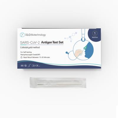 China iiLO SARS-CoV-2 de Snelle Test Kit Self Test CE2934 van de Antigeenzwabber Te koop