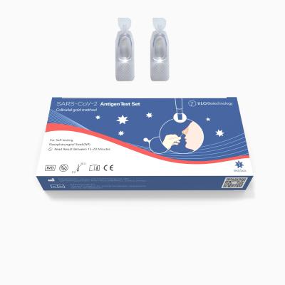 China Prüfung des iiLO Antigen-klassifizieren Selbsttestausrüstungs-Putzlappen-SARS-CoV-2 III 1 Test-/des Kasten-99,2% Genauigkeit Australien zu verkaufen