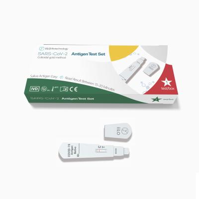 Cina lo iiLO classifica la prova di accuratezza 1 del corredo 99,2% dell'antigene III SARS-CoV-2/scatola di prova d'autoverifica Ghana, Africa in vendita
