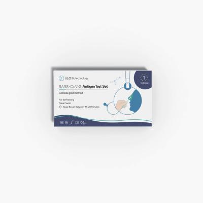 Cina Prova rapida di prova d'autoverifica Kit Accuracy 99,2% IiLO del tampone dell'antigene SARS-CoV-2 in vendita