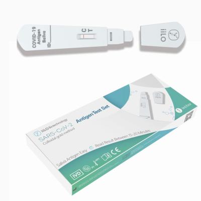 Cina Corredo rapido della prova dell'antigene della saliva SARS-CoV-2 1 pezzo 10-20 minuti in vendita