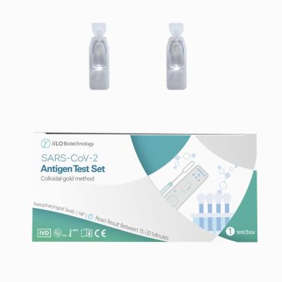 Cina la prova di plastica dell'antigene SARS-CoV-2 dello iiLO ha messo il tampone rinofaringeo 1 pezzo in vendita