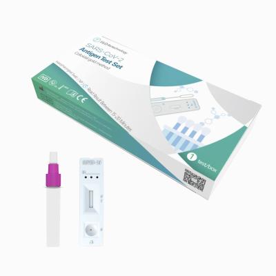 Cina I 15-20 minuti di plastica verificano la prova dell'antigene di tempo SARS-CoV-2 hanno messo il tampone rinofaringeo 1 pezzo in vendita