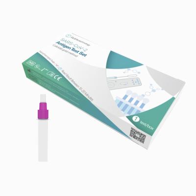 Cina La reazione che veloce i 15-20 minuti rapidi verificano la prova dell'antigene di tempo SARS-CoV-2 ha messo il tampone rinofaringeo 1 pezzo in vendita