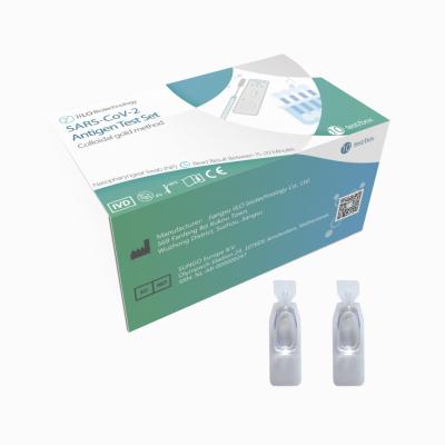 Cina La prova di plastica dell'antigene del CE SARS-CoV-2 ha messo la prova/contenitore rinofaringei di tampone 10 in vendita