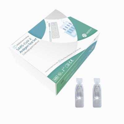 Cina Prova Kit Nasopharyngeal Swab del tampone dell'antigene di minuti della casa 15-20 in vendita