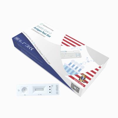 China Ce SARS-CoV-2 de Test Kit Malaysia van de Antigeenzwabber 1 Test/Doos Te koop