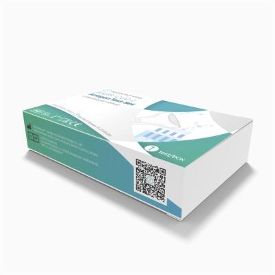 China Prueba/caja determinadas de autoprueba del colector 1 de la muestra de la saliva del antígeno de los minutos 15-20 SARS-CoV-2 de la clase III en venta