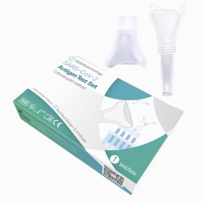 Cina prova/contenitore stabiliti di prova d'autoverifica di collettore 1 del campione della saliva dell'antigene di plastica SARS-CoV-2 dello iiLO in vendita