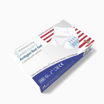 China Antigen-gesetzter Speichel-Beispielselbsttestkollektor Malaysia iiLO Fabrikpreis-SARS-CoV-2 1 Test/Kasten zu verkaufen
