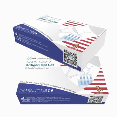 China 15-20 colector determinado de autoprueba Malasia de la muestra de la saliva del antígeno del CE SARS-CoV-2 de los minutos 1 prueba/caja en venta