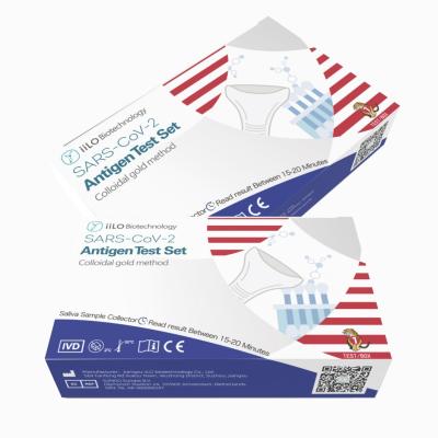Cina 15-20 collettore stabilito di prova d'autoverifica Malesia del campione della saliva dell'antigene del CE SARS-CoV-2 di minuti 1 prova/scatola in vendita