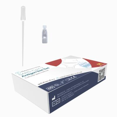 China 15-20 Antigen-gesetzter Speichel-Beispielselbsttestkollektor Thailand der Minuten-99% der Genauigkeits-SARS-CoV-2 1 Test/Kasten zu verkaufen