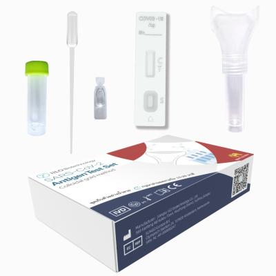 China 15-20 minutos 2 años de SARS-CoV-2 del antígeno de la saliva de colector determinado de autoprueba Tailandia de la muestra 1 prueba/caja en venta