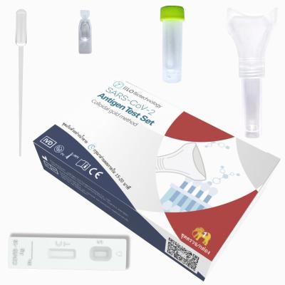 Cina 15-20 collettore stabilito di prova d'autoverifica Tailandia del campione della saliva dell'antigene del CE SARS-CoV-2 di minuti 1 prova/scatola in vendita