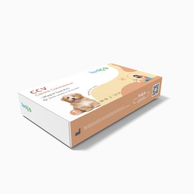 中国 Class I Canine Coronalvirus CCV PET DOG Test Kit Fast Reaction Rapid 5-15 Minutes 販売のため