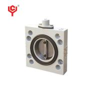 China Manual DN80 Butterfly Valve Vacuum 105℃  High Performance 180mm for sale