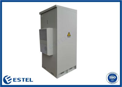 China Anti-corrosie 40U IP55 Outdoor Telecom Cabinet met AC voordeur onderhoud Te koop