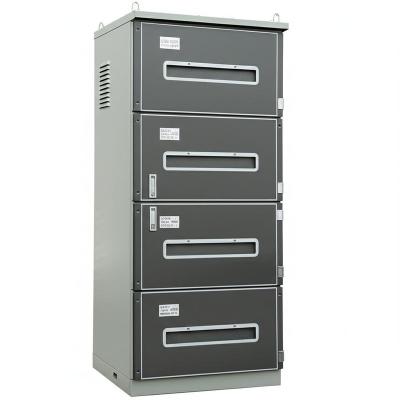 China Outdoor Telecom Enclosure for Communication Double Layer Door Type and 3 Compartments ≤95% Relative Humidity at 40°C for sale