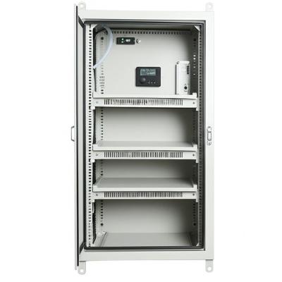 China Weatherproof Telecom Enclosure with DC48V LED Lamp, 2 Shelves, and 19 Internal Space for Outdoor Telecom Equipment for sale