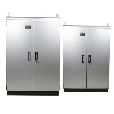 China IP66 Weatherproof Telecom Enclosure with 800*800*2100mm Dimensions and DC48V LED Lamp for Outdoor Protection for sale