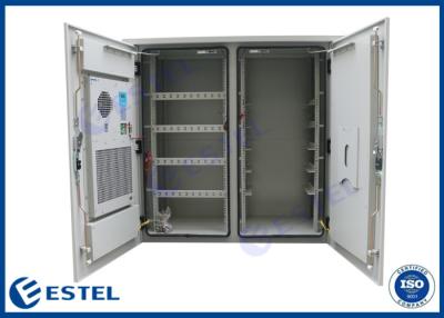 China Two Compartment 24U 3C Outdoor Wall Enclosure for sale