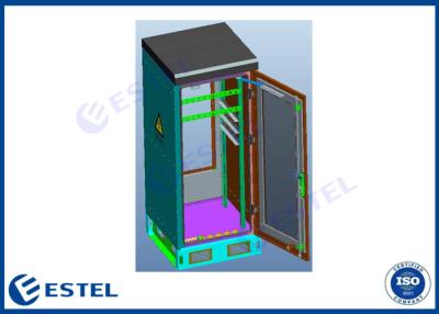 中国 カスタマイズされた27U 1500mmの高さの屋外の電気通信のエンクロージャ 販売のため