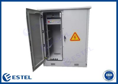 China IP45 Windproof Outdoor Telecom Enclosure with Two Compartments for sale