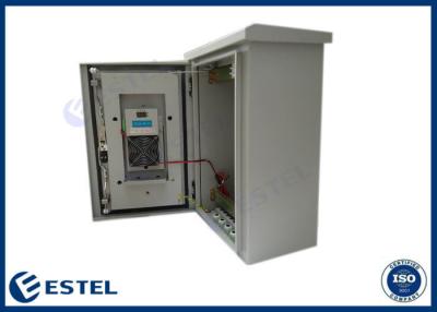 China 6U Small Outdoor Telecom Enclosure Pole Mounted With Anti Theft Three Point Lock for sale