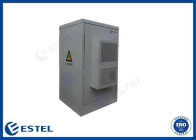China IP55 Outdoor Telecom Enclosure Anti theft Three Point Lock  Air Conditioner Cooling for sale