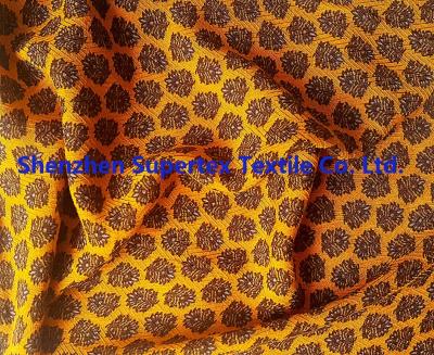 China 95GSM Large Dobby Herringbone Rayon Viscose Fabric 145CM Flower Printed for sale