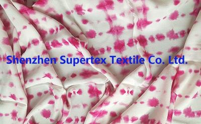 China Interweave Rayon Viscose Fabric CDC Tie dye Print 130CM for sale