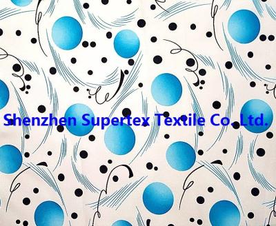 China Polyester Korean Matte Satin Printed Dress Lining Fabric 175GSM for sale