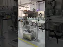 Hot air sleeve shrinkage machine for leverage pet bottle with 3 hot air blow furnaces