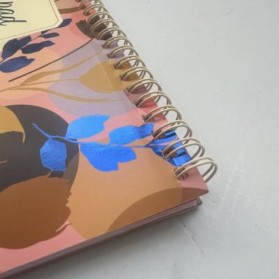China Wire O Binding Desk Pad Calendar Offset Printing Weekly / Monthly Calendar Planner for sale