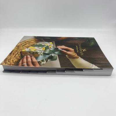 China A4 A5 A6 Impressão rápida de catálogos com capa softtouch e corte de índice à venda