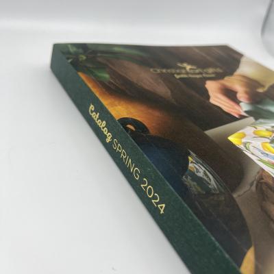 China A4 A5 A6 Impressão rápida de catálogos com capa softtouch e corte de índice à venda