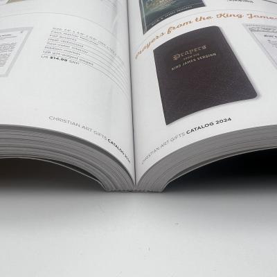 China A4 A5 A6 Impressão rápida de catálogos com capa softtouch e corte de índice à venda