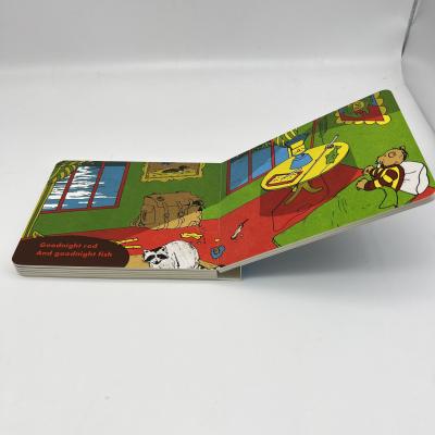 China Children Custom Board Book Printing Glossy Lamination Section Sewn Casebound for sale