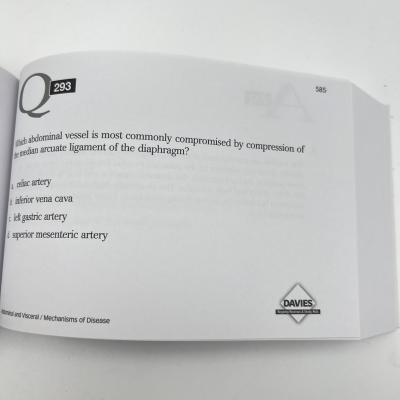 Cina Libro di orientamento didattico avanzato non rivestito / carta Matt Art personalizzata in vendita