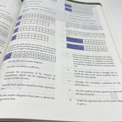 China Anpassungsfähiger Druckdienst für Lehrbücher Offsetdruck für Schulbücher zu verkaufen