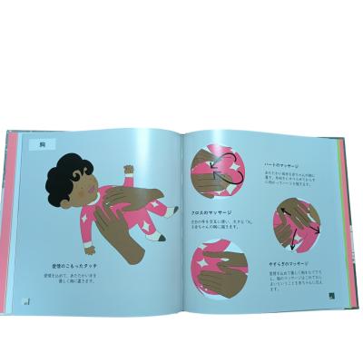 China Glossy Lamination Baby Education books for Massage Guide Te koop