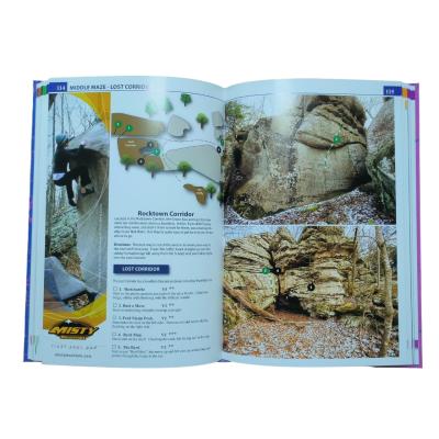 China Rocktown Bouldering | Rock Climbing Book Printing CMYK Offset Printing with Smyth Sewn Binding for sale