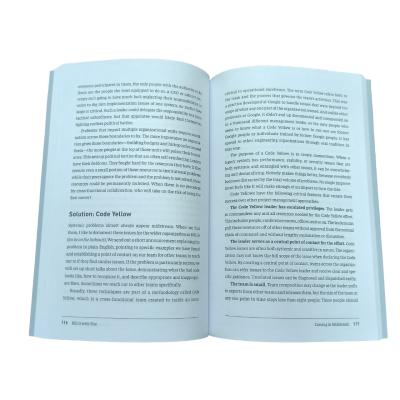 China Matarlo con fuego. Libro de texto de cubierta suave de sistemas informáticos con Smyth Sewn Binding. en venta