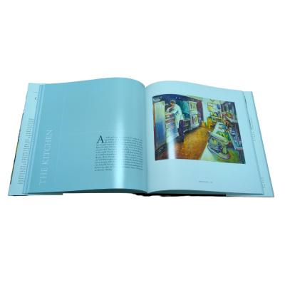 Cina Libro da tavola per caffè personalizzato con stampa offset e incisione in rilievo più rivestimento in foglio e rivestimento in rivestimento in laminazione opaca in vendita