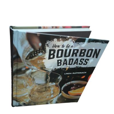 Cina Come essere un Bourbon Badass Glossy Art Paper Smyth Costo Hardcover Coffee Table Book Stampa Con Giacca in vendita