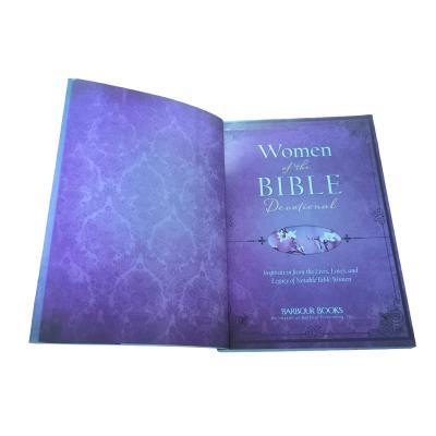 Cina Donne della Bibbia Devotional Custom CMYK Novel Book Printing With Matte Finish Custom Paperback Book Printing in vendita