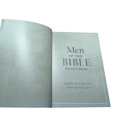 Cina L'uomo della Bibbia devozionale Offset personalizzato Stampa romanzo cristiano libri di finzione con laminazione opaca in vendita